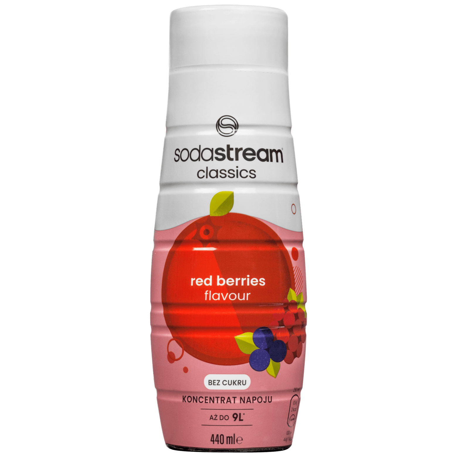 Syrop do SodaStream Red Berries Zero 440ml - Spinel Soda