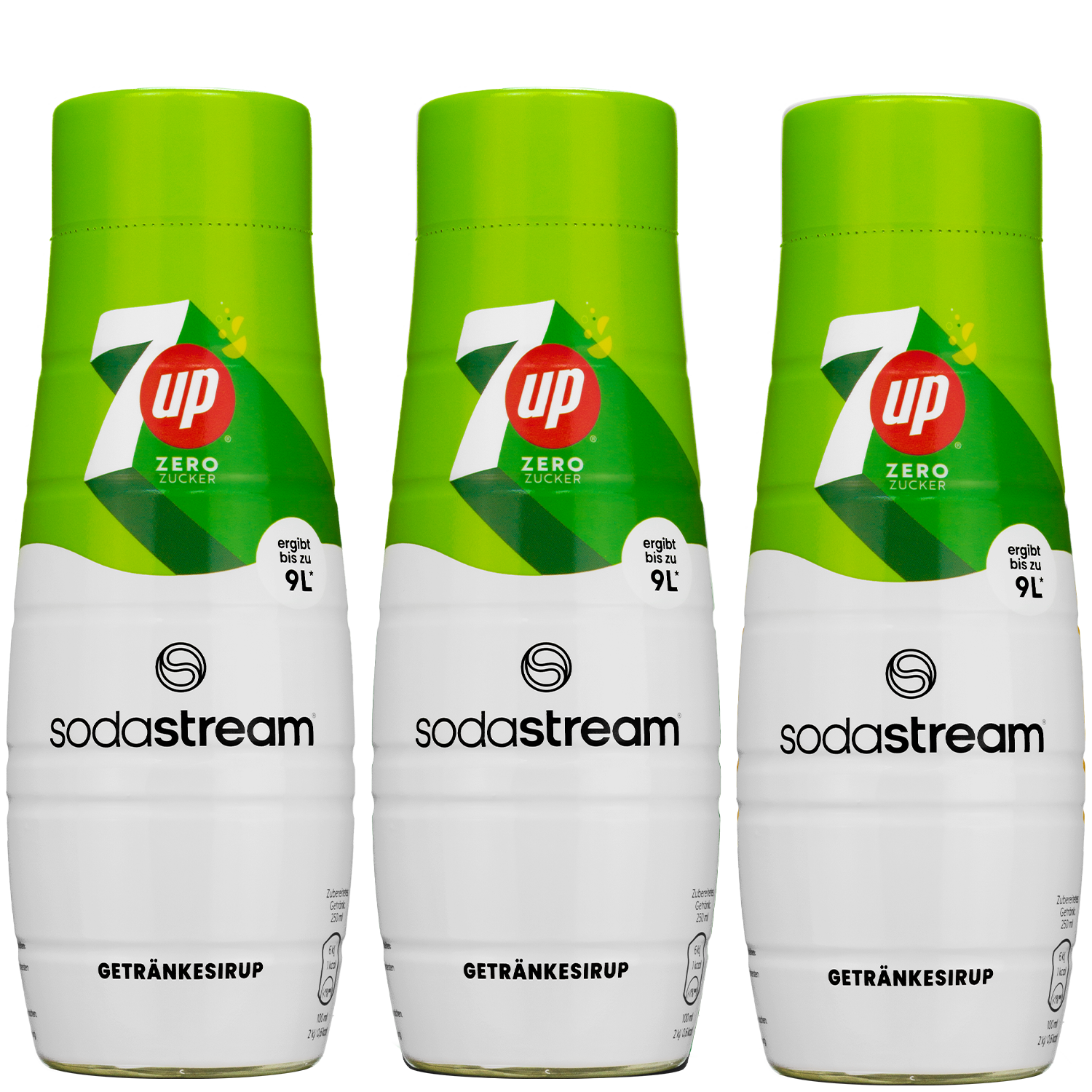 3x Syrop do SodaStream 7UP Free Zero Cukru - Spinel Soda