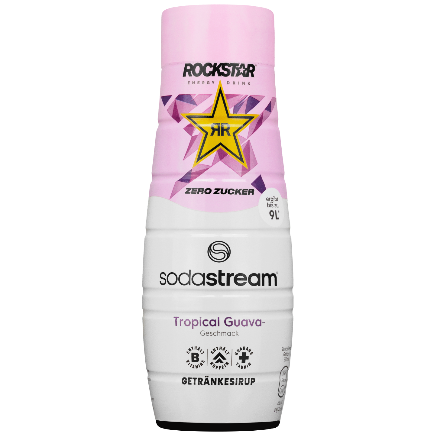 Syrop SodaStream Rockstar Tropical Guava Zero 440ml - Spinel Soda